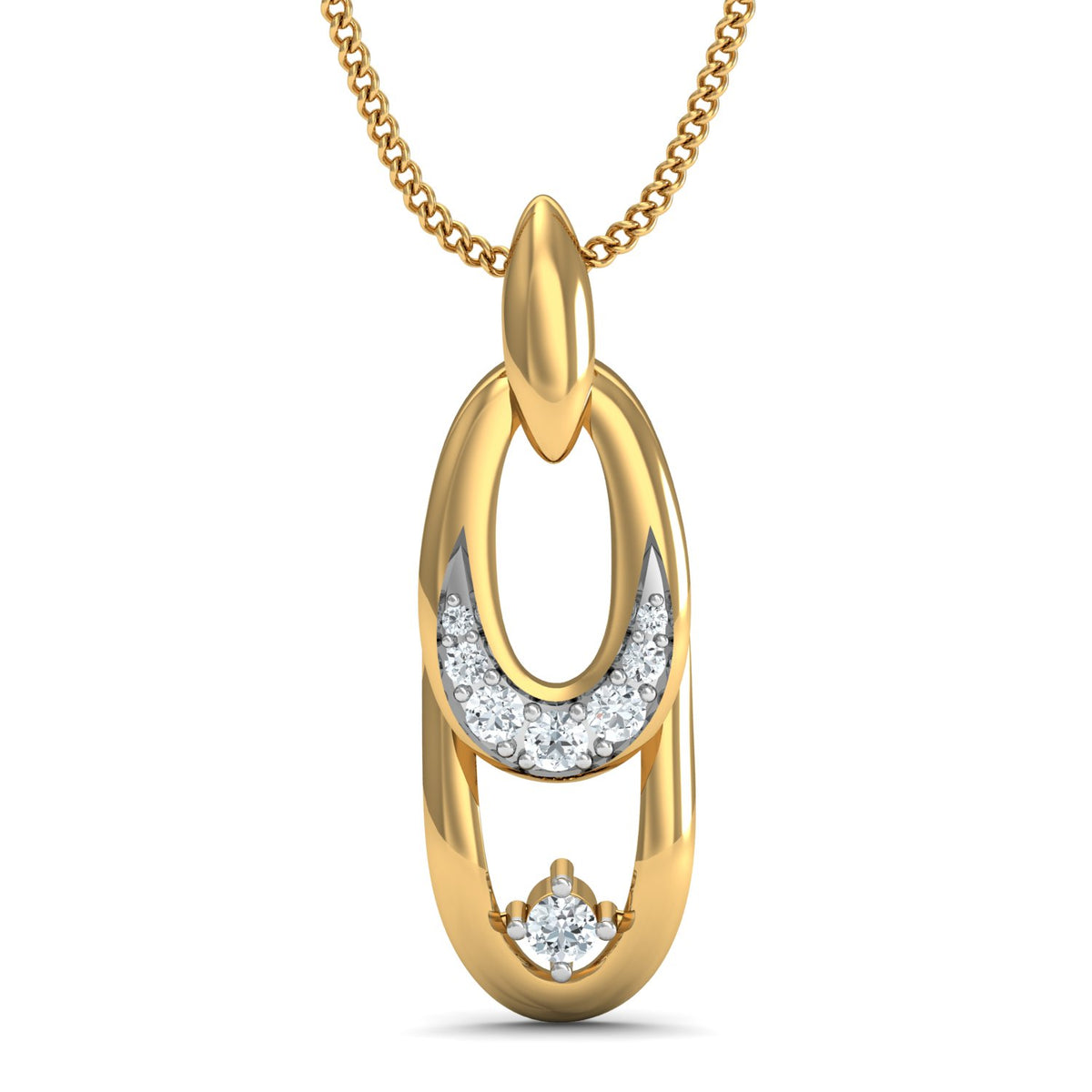 Nidal Jewels | Eclipse Harmony Solitaire Pendant Set