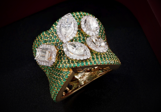 Nidal Jewels | Royal Envy Emerald Shape Ring